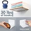 Amazon.com: BigBcart Invisible Floating Book Shelves for Wall, Heavy ...