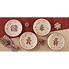 Amazon.com | Bico Traditional Gingerbread Man Pasta Bowls, 35oz Salad ...
