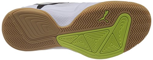 Buy Puma Men's Ballesta White-Black-Fluro Yellow Running Shoes - 5 UK ...