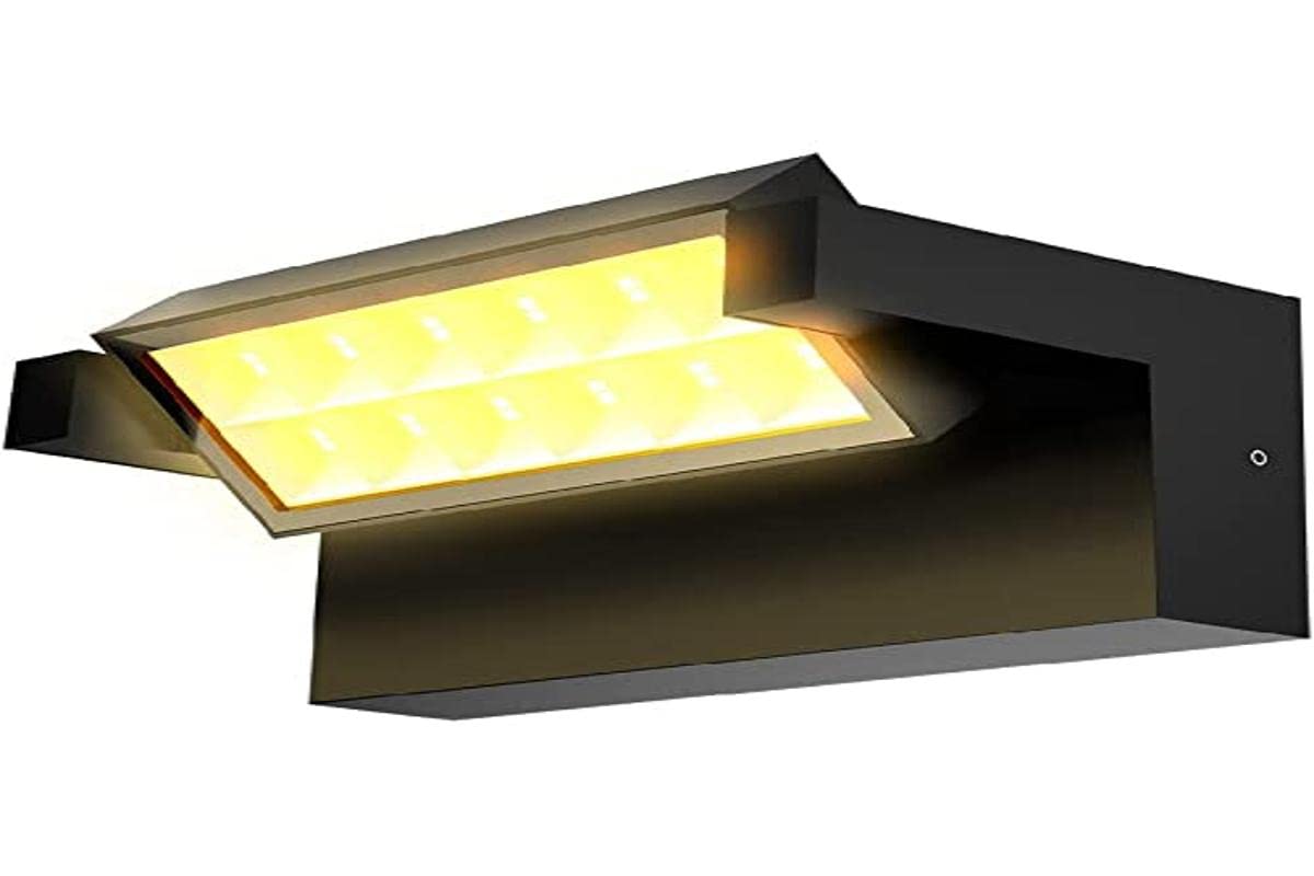 Tecnolite Lámpara Dirigible de Pared Arbotante LED Exterior, 10 W, Luz ...