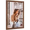 Amazon.com - 14x18 Wood Frame Brown, Rustic Natural Wooden 18x14in ...