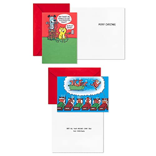 Snapklik.com : Hallmark Shoebox Funny Boxed Christmas Cards Assortment ...