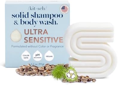 Amazon.com : Kitsch 2-in-1 Shampoo Bar & Body Wash Bar for Sensitive ...