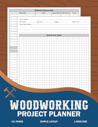 Woodworking Project Planner | Project Management Notebook For ...