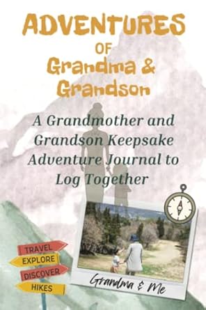 Amazon.com: Grandmother and Grandson Adventure Journal, Log Your ...