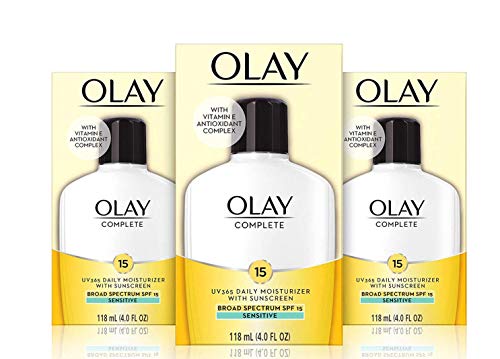 Olay Complete All Day Moisturizer SPF 15, Sensitive 4 oz (Pack of 3) in ...