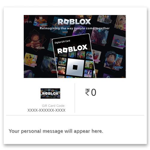 Roblox - $20 Credit / 1600 Robux + Bonus| Flat 6% off | E-Gift Card ...