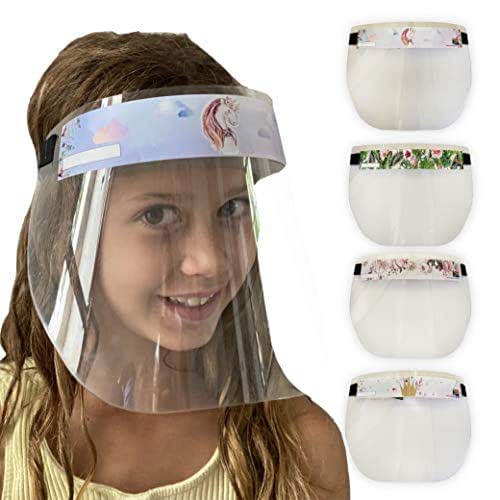 Amazon.com: Children Anti-Fog Face Shield | 4 Pack Plastic Face Shield ...