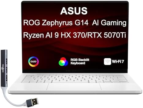 Amazon.com: ASUS ROG Zephyrus Gaming Laptop 14" 120Hz OLED 3K 500 nits ...