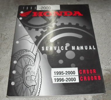 1995 1996 2000 Honda CR80R CR80RB Service Shop Manual: honda: Amazon ...
