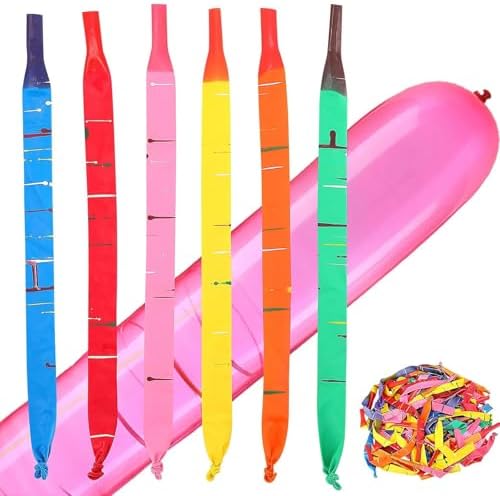 Rocket Balloons, Modelling Balloons for Kids, 100-Pack Assorted Colors ...