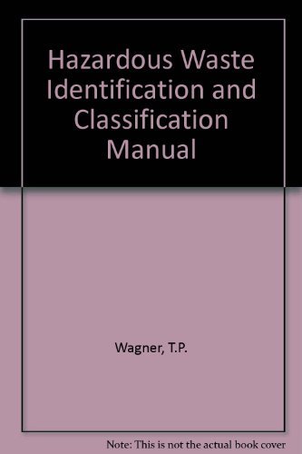 Hazardous Waste Identification and Classification Manual ...