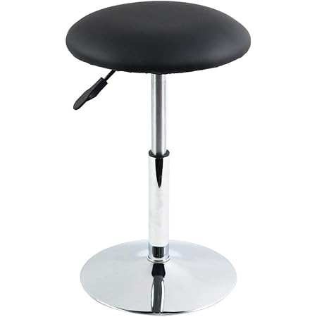 Amazon.com: FURWOO Round Vanity Stool Height Adjustable Shop Stool ...