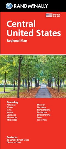 Snapklik.com : Folded Map: Central United States Map