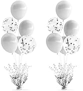 Amazon.com: 2 Set Red Balloon Table Centerpieces for Birthday Parties ...