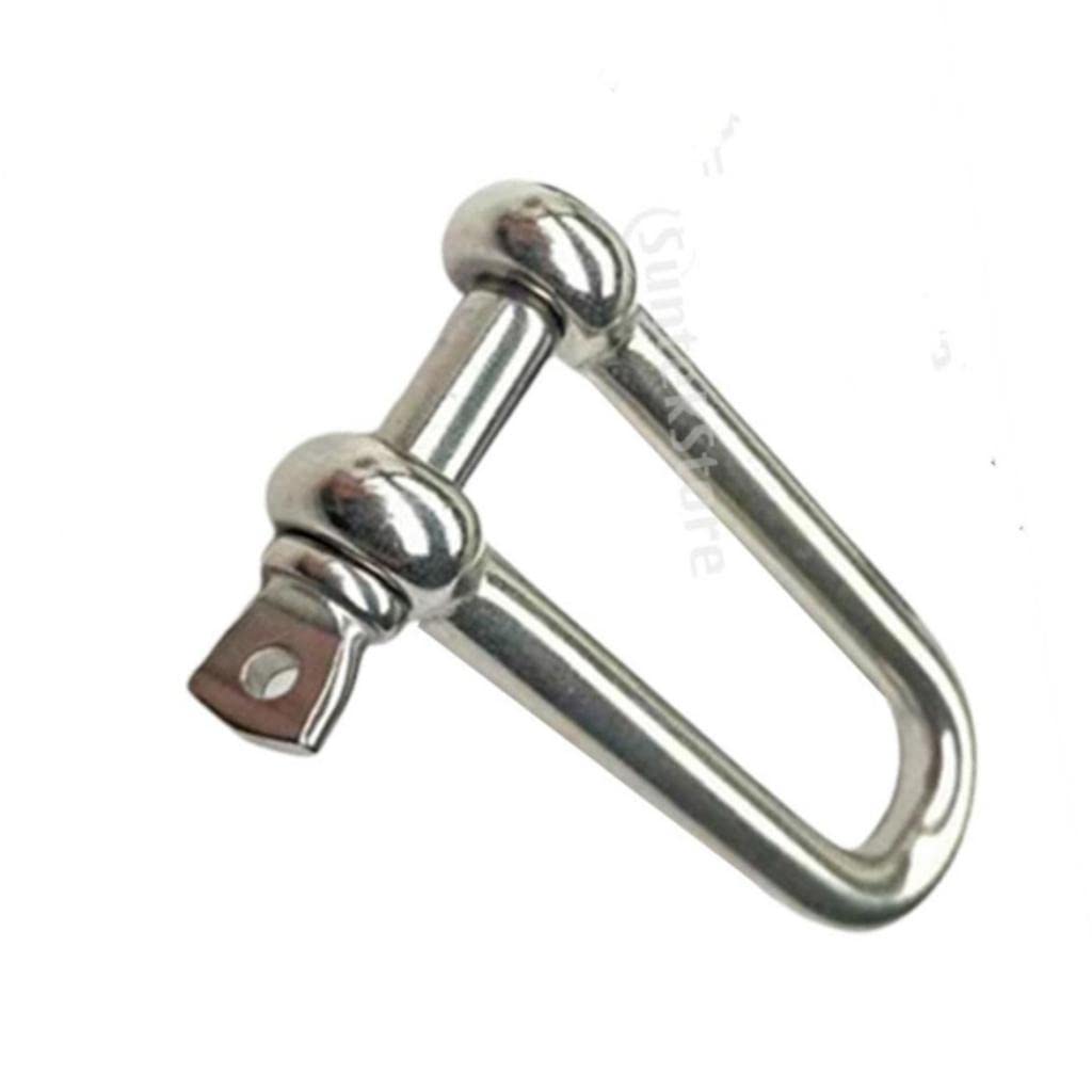 Royal 304 Stainless Steel Long D-Shackle Chain Shackle Rigging Fastener ...