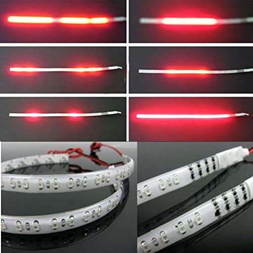 ATORSE 2pcs Red 30cm Led Knight Rider Flash Strobe Scanner Neon Strip ...