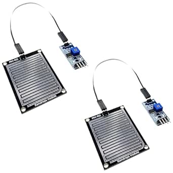 Amazon.com: Módulo de sensor de lluvia, detección de gotas de lluvia para Arduino, ESP32 ...