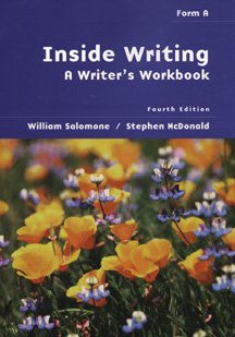 Inside Writing: A Writer's Workbook : Form A: William Salomone ...