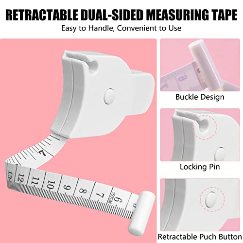 Body Measure Tape, 2 Pack 60inch (150cm) Tape Measure For Body ...