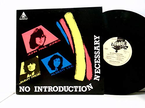 no introduction necessary LP: JIMMY PAGE, JOHN PAUL JONES, ALBERT LEE ...