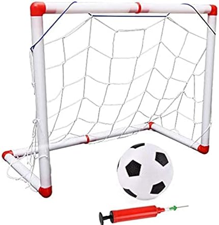 Plastic Folding Football Goal Post Net Set for Kids: Buy Online at Best ...