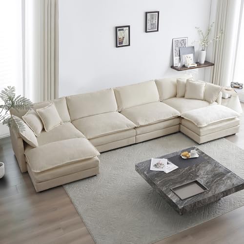 Amazon.com: Eafurn Oversized Modular Sectional Sofa with Movable ...