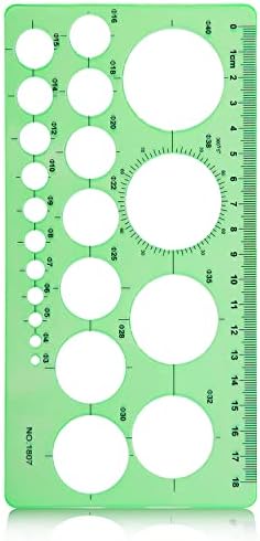 Amazon.com: RZDEAL Circle Round Stencil Template Artist Design Drawing ...