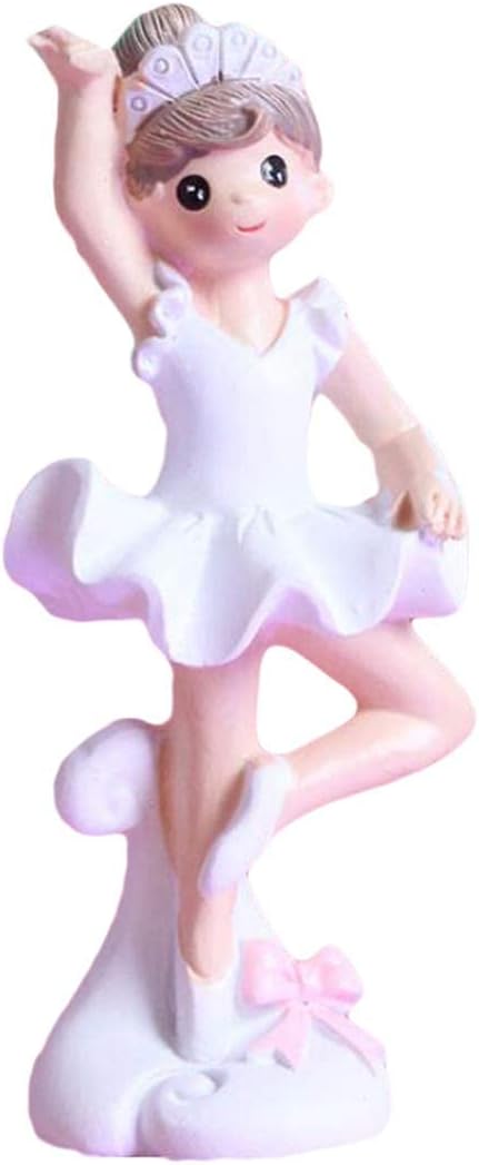 Amazon.com: Dancing Ballerina Girl Figurine, Miniature Ballet Girl ...
