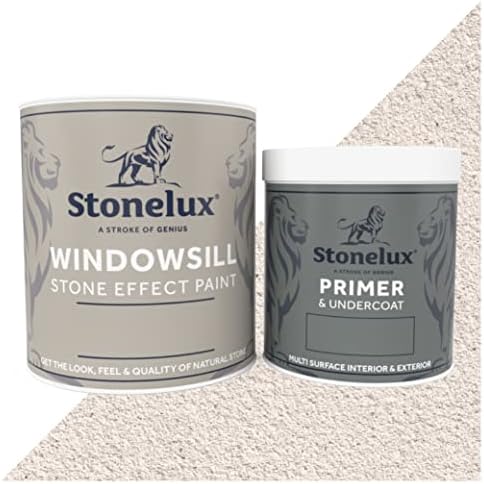StoneLux® Fireplace Stone Coating - Stone Effect Paint - 1 litre ...