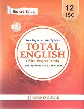 Total English with Project Work for ISC Class 12 | Revised Edition ...