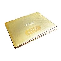 LRS Visitor Book - Golden Cover - 140 Pages - 120 GSM Super Bright ...