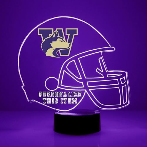 Amazon.com: Custom University of Washington (UW) UDub Huskies Football ...