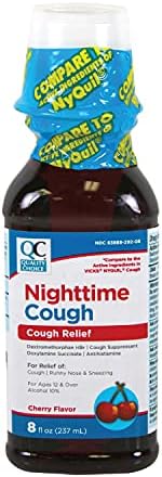 Amazon.com: Quality Choice Adult Nighttime Cough Medicine, Cherry ...