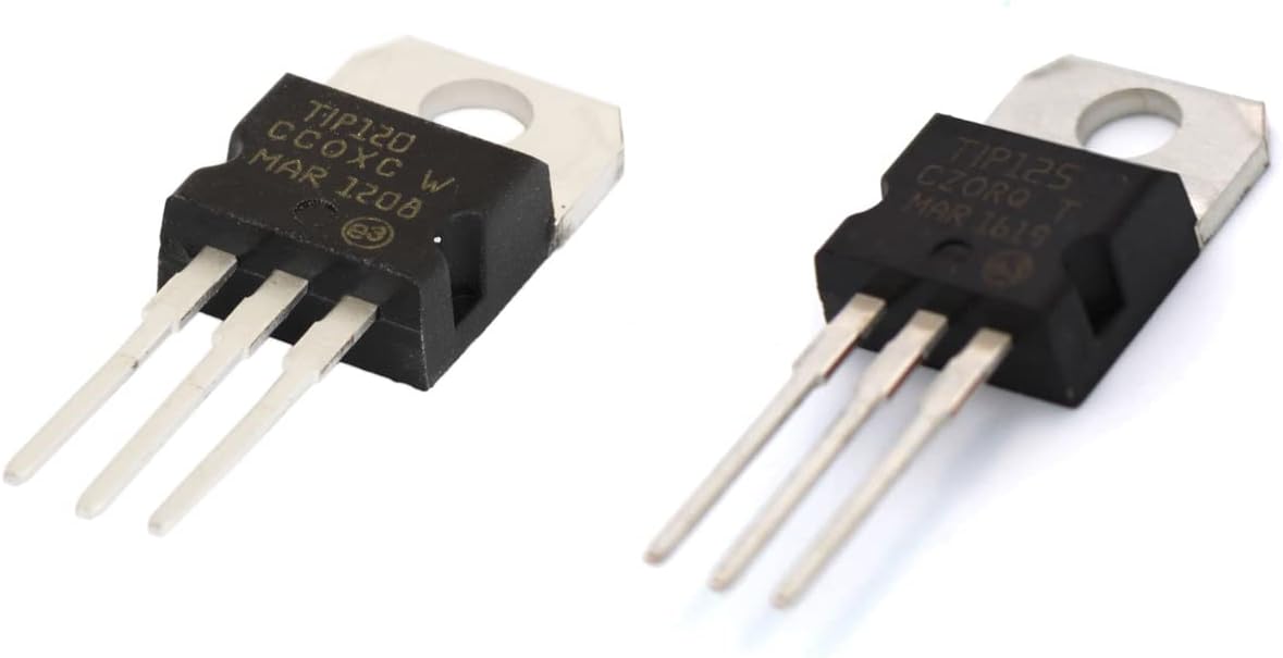 8 pcs Total: 4pcs TIP125 PNP and 4pcs TIP120 NPN Darlington ...