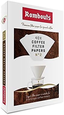 Rombouts Coffee Filter Papers N2, Pack of 40 : Amazon.co.uk: Home & Kitchen
