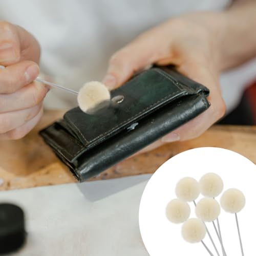 10 Pieces Wool Daubers Ball Brush Leather Dye Tool for DIY Crafts ...
