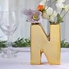 Amazon.com: Efavormart 6" Shiny Gold Plated Ceramic Letter N Sculpture ...