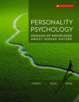 Personality Psychology: Domains Of Knowledge About Human Nature 3rd ...