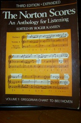 The Norton Scores. An anthology for listening. Third edition. Standard ...