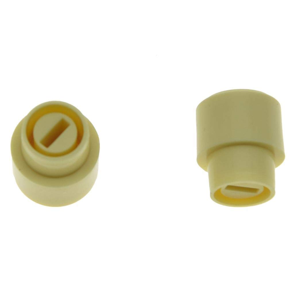 Snapklik.com : Pack Of 2 Ivory Barrel Switch Tip 3 Way Or 4 Way Pickup Selector Switch Knobs For ...