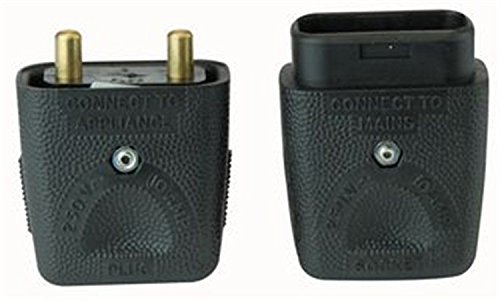 LEAD CONNECTOR 2 PIN BLACK : Amazon.co.uk: Business, Industry & Science