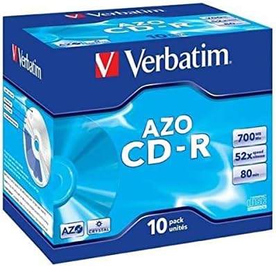 Verbatim 43351 700MB 52x Extra Protection CD-R - 50 Pack Spindle ...