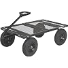 Amazon.com: Strongway Steel Cart - 1500-Lb. Capacity, 52in.L x 34.7in.W ...