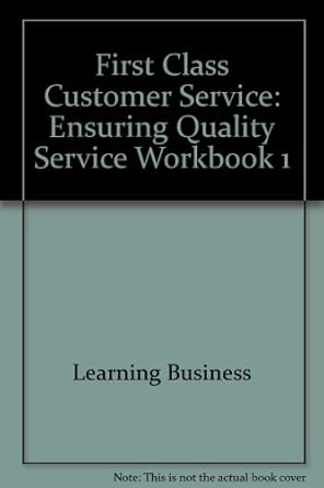 First Class Customer Service: unknown author: 9780750635202: Amazon.com ...