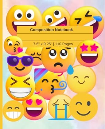 Composition Notebook: Emoji Composition Journal Notebook for kids | 110 ...