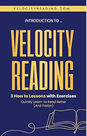 Amazon.com: Velocity Reading, Introduction: Quickly start here to learn ...