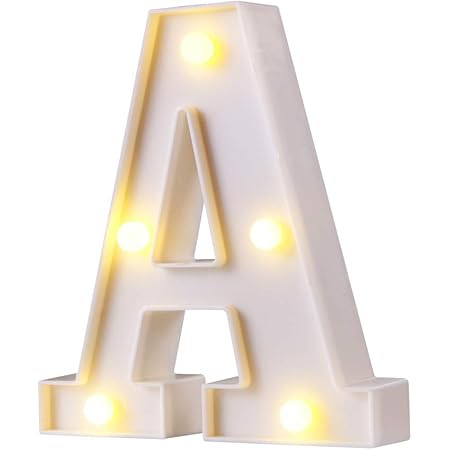 Foaky LED Letter Lights Sign 26 Alphabet Light Up Letters Sign for ...