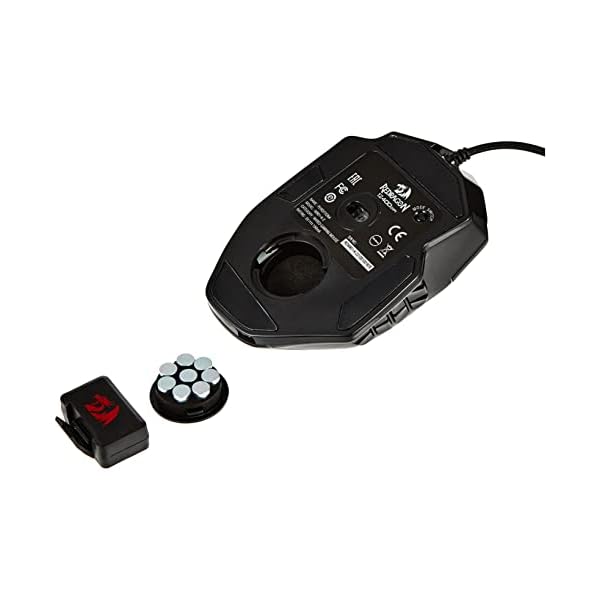 Redragon M901 Wired Gaming Mouse MMO RGB LED Backlit Mice 12400 DPI ...