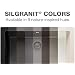 BLANCO, Cinder 442071 DIAMOND SILGRANIT 50/50 Double Bowl Undermount ...